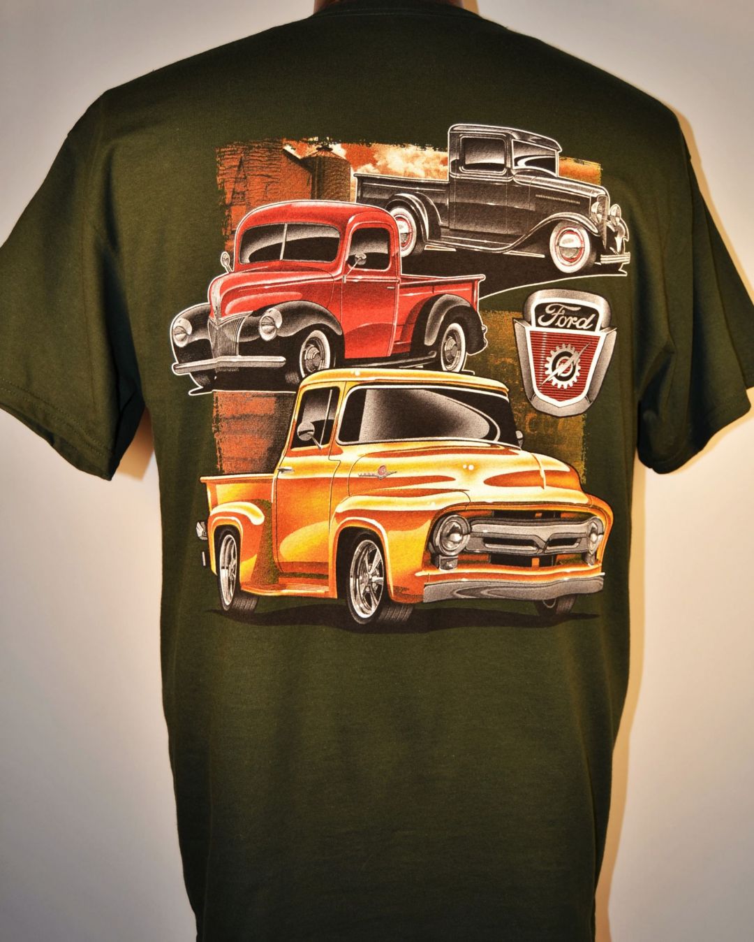Ford 3 Trucks T-Shirt - Car Shirts and Stuff